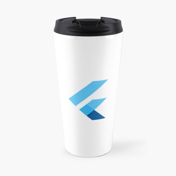 "Flutter Logo - development SDK" Travel Coffee Mug for Sale by hipstuff ...