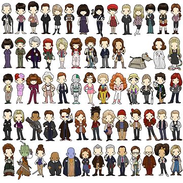 "Doctor and friends" Poster for Sale by Bantambb | Redbubble