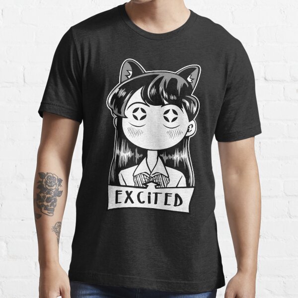 "Miss Komi Excited" T-shirt for Sale by datshirts | Redbubble | manga t ...