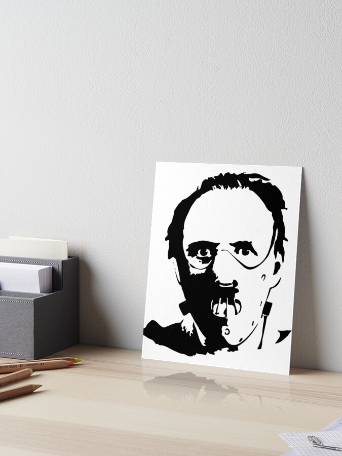 "Hannibal Lecter" Art Board Print for Sale by Josué Leal | Redbubble