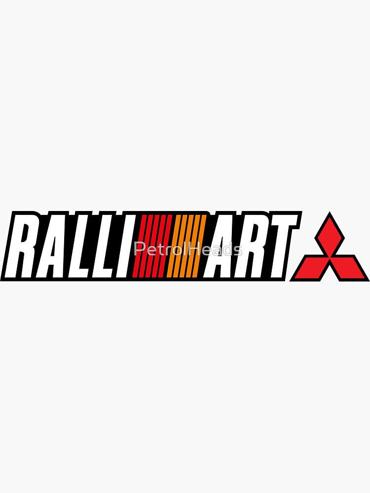 "Ralliart" Sticker for Sale by PetrolHeads | Redbubble