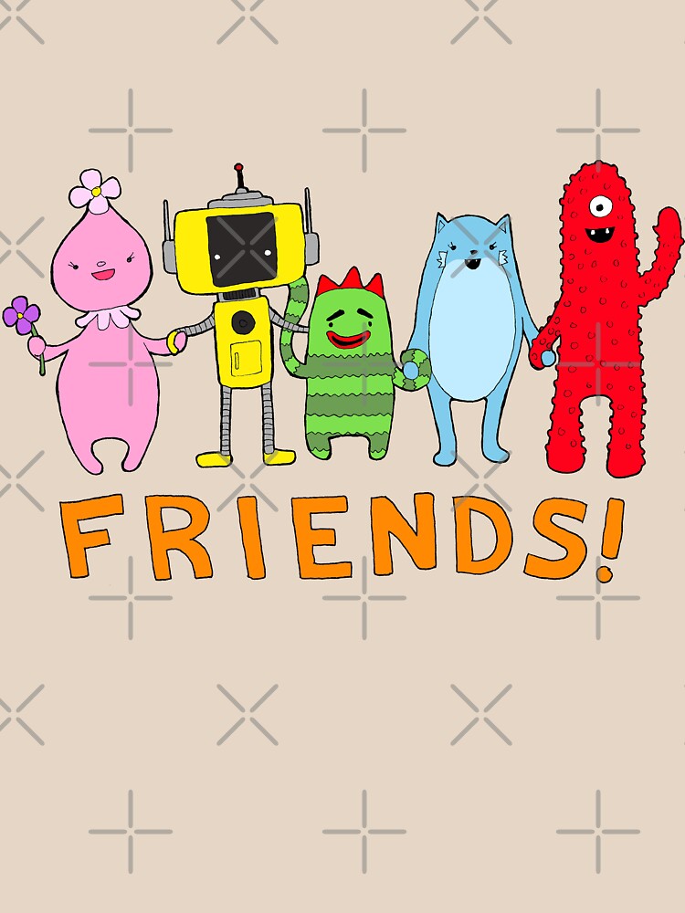 "FRIENDS! Yo Gabba Gabba" T-shirt for Sale by Bantambb | Redbubble | yo ...