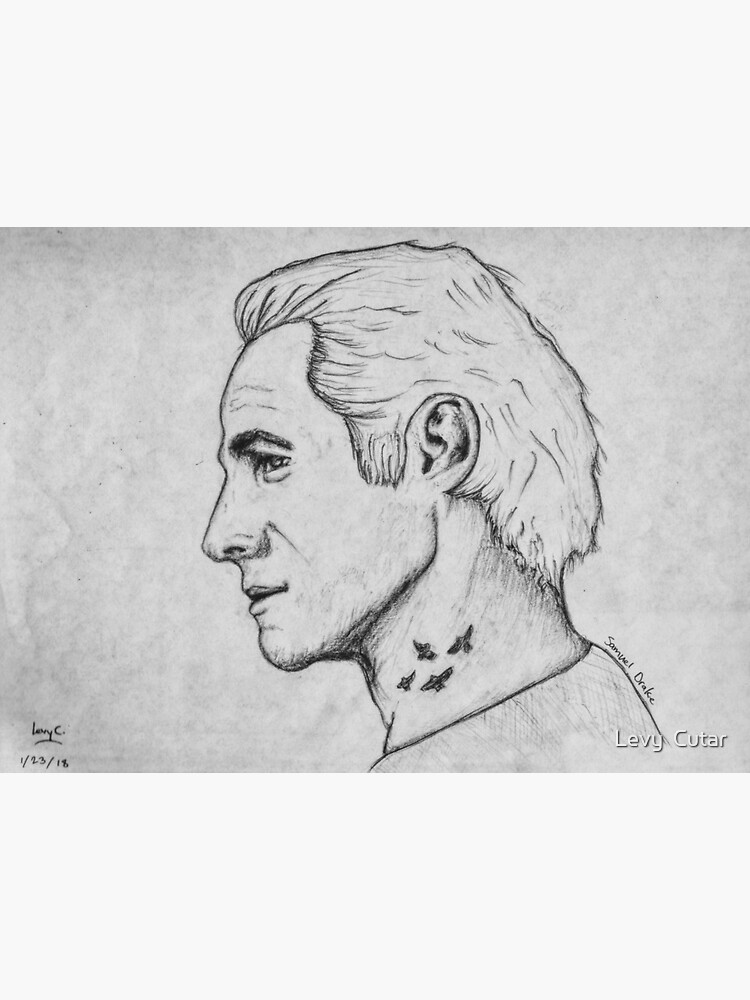 "Samuel Drake " Sticker for Sale by levcutar | Redbubble
