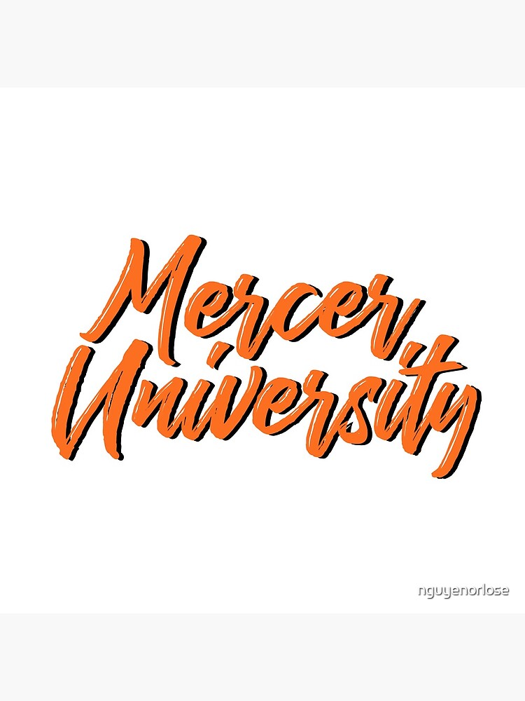 "Mercer University Macon GA" Poster for Sale by nguyenorlose | Redbubble
