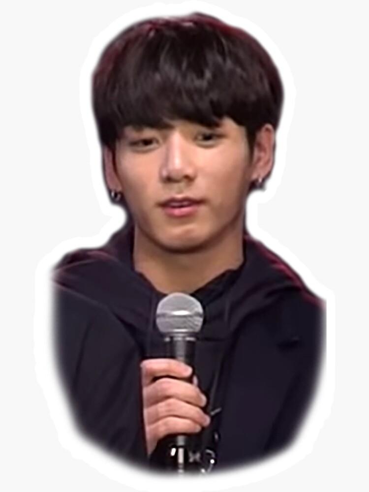 "Jungkook zoned out" Sticker for Sale by ashbenne | Redbubble