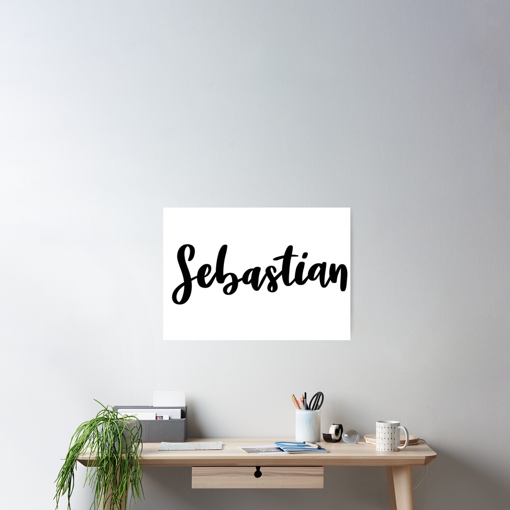 "Sebastian " Sticker for Sale by ellietography | Redbubble