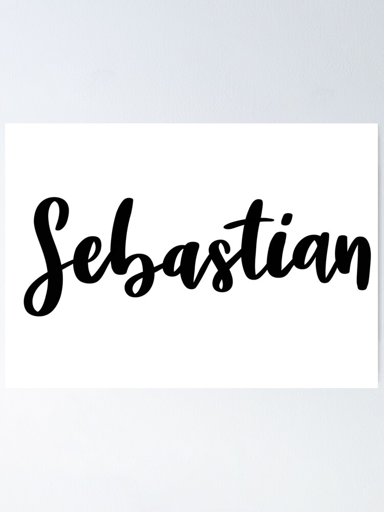 "Sebastian " Poster for Sale by ellietography | Redbubble