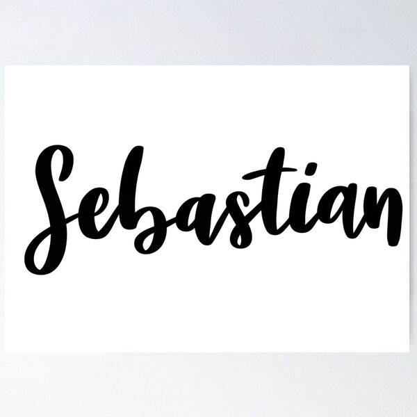 "Sebastian " Poster for Sale by ellietography | Redbubble