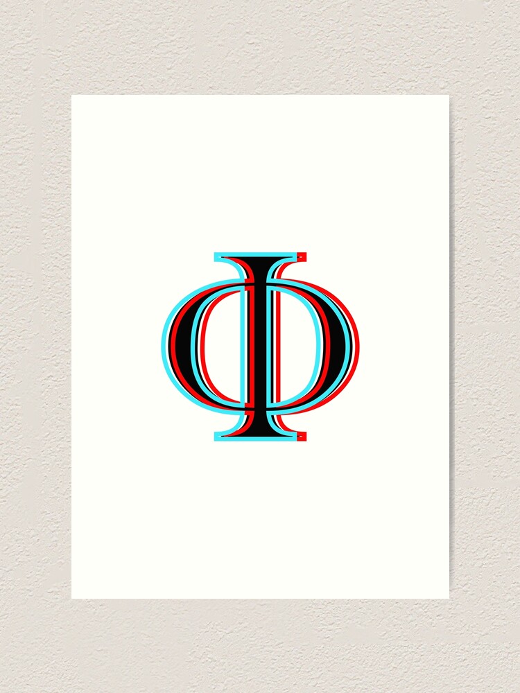"Phi (3D)" Art Print by eloraat | Redbubble