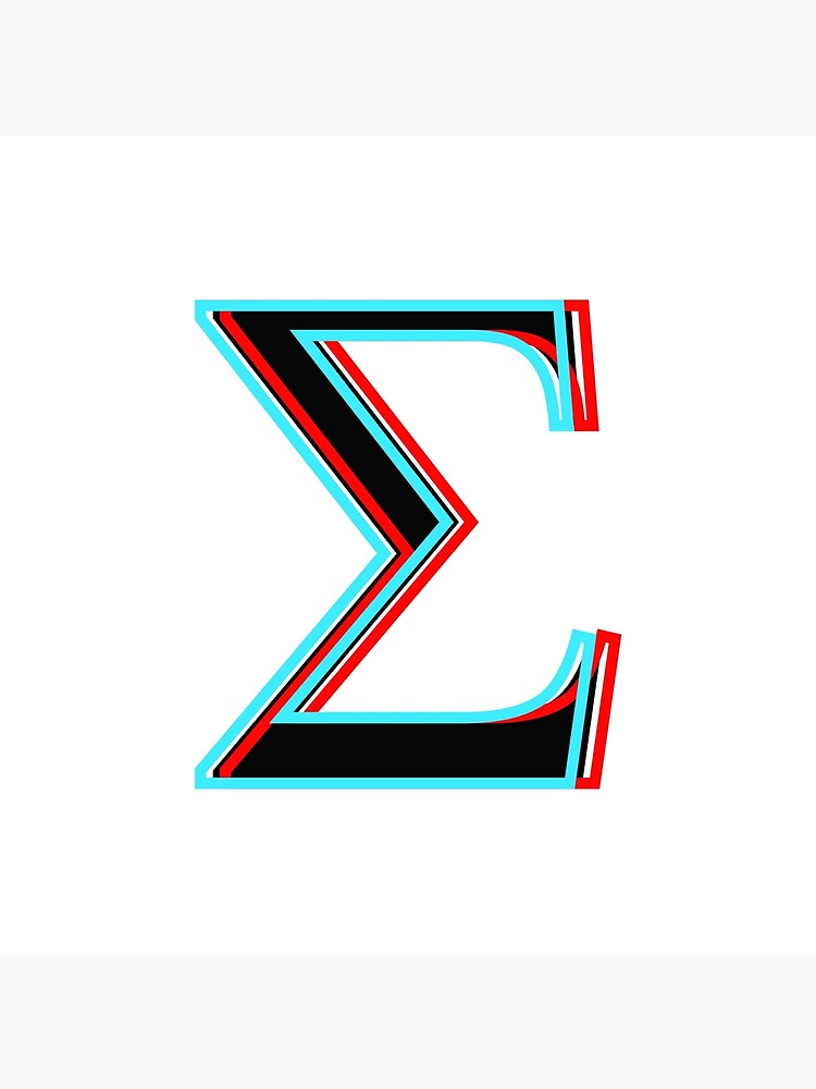 "Sigma (3D)" Poster by eloraat | Redbubble