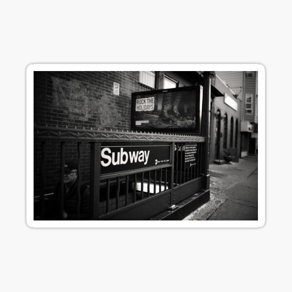 "Subway" Sticker by DaghitaVisuals | Redbubble