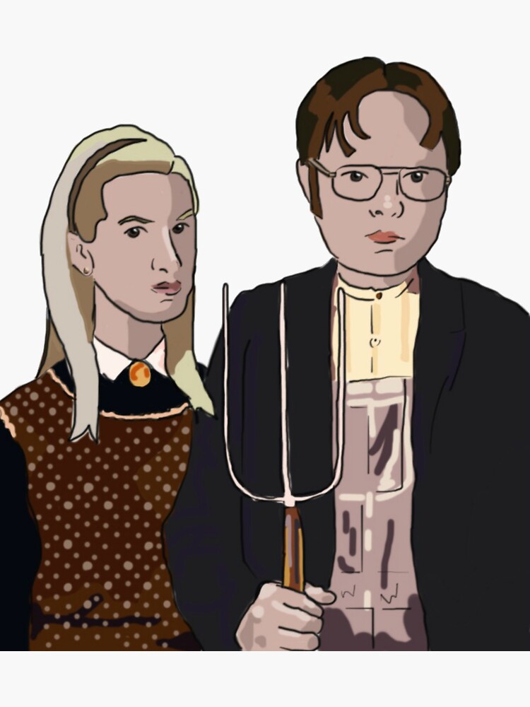 "American Gothic" Sticker for Sale by donagi14 | Redbubble