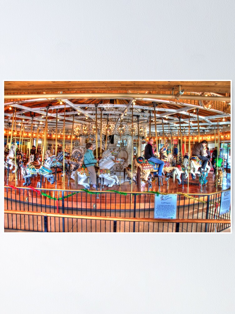 "The Carousel Parlor" Poster by roguegenius | Redbubble