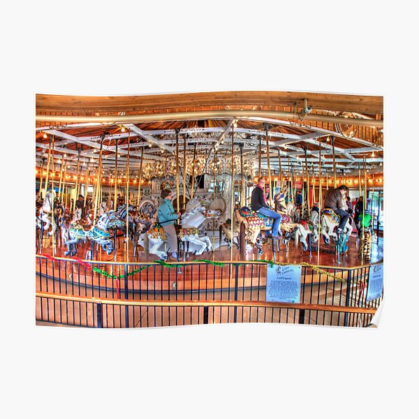 "The Carousel Parlor" Poster by roguegenius | Redbubble