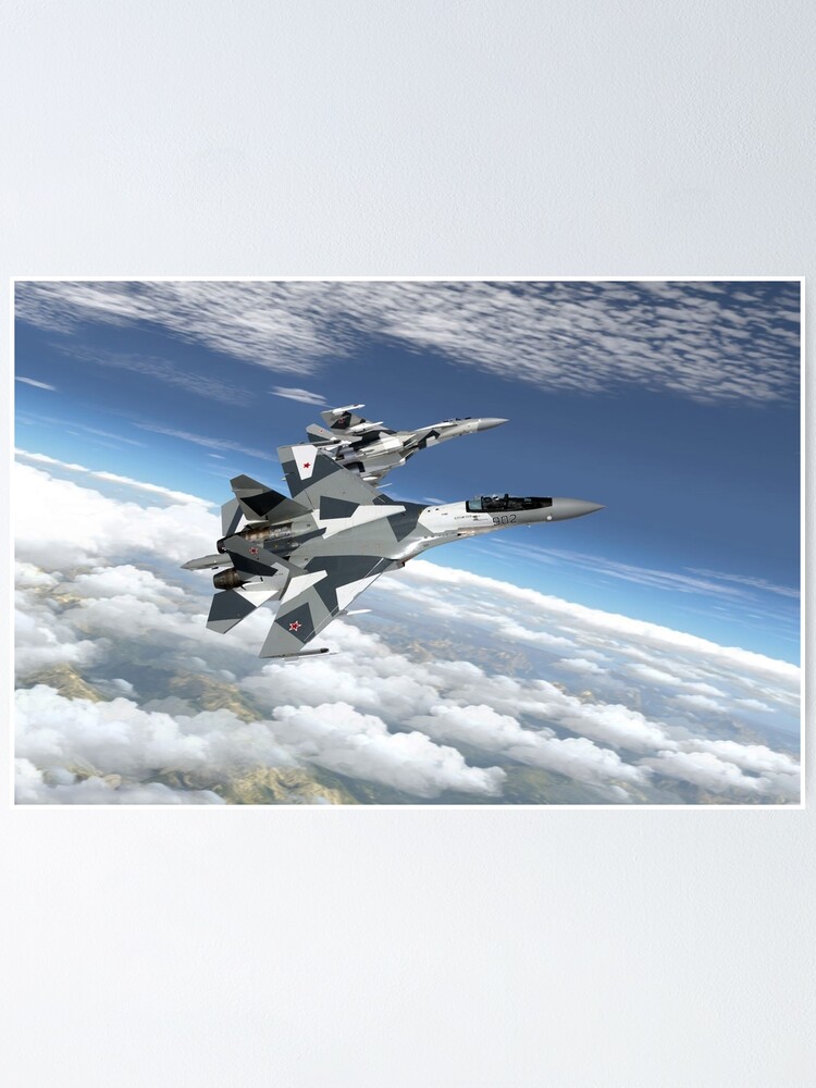 "NATO reporting name Flanker" Poster by aviationart | Redbubble