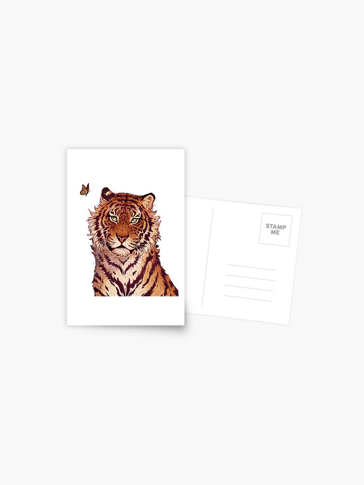 "Siberian tiger " Postcard for Sale by Giulialibard | Redbubble