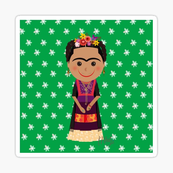 "FRIDA" Sticker for Sale by matzi-avatars | Redbubble