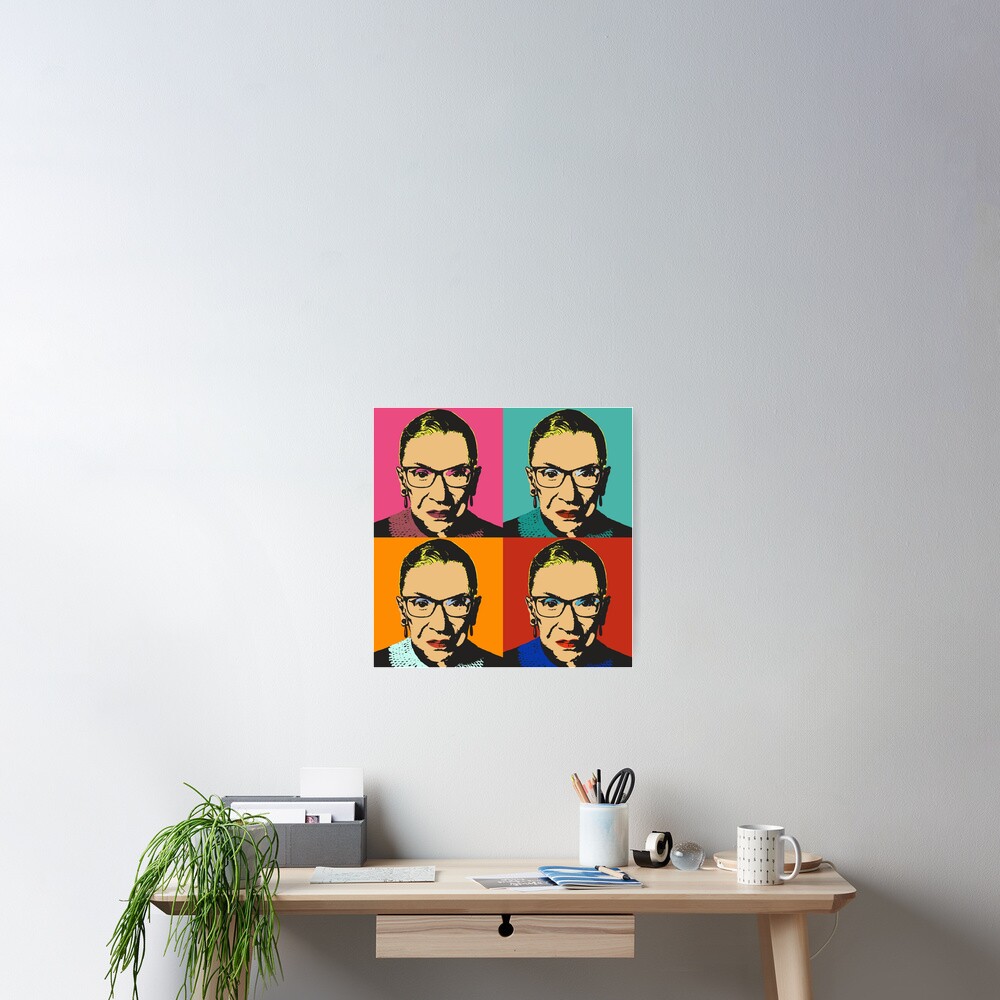 "Notorious RBG Pop Art" Poster for Sale by TheBeatDoc | Redbubble