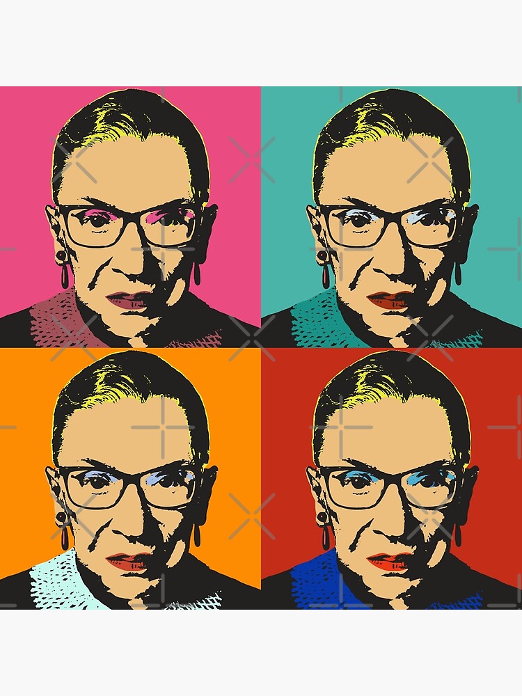 "Notorious RBG Pop Art" Poster by TheBeatDoc | Redbubble