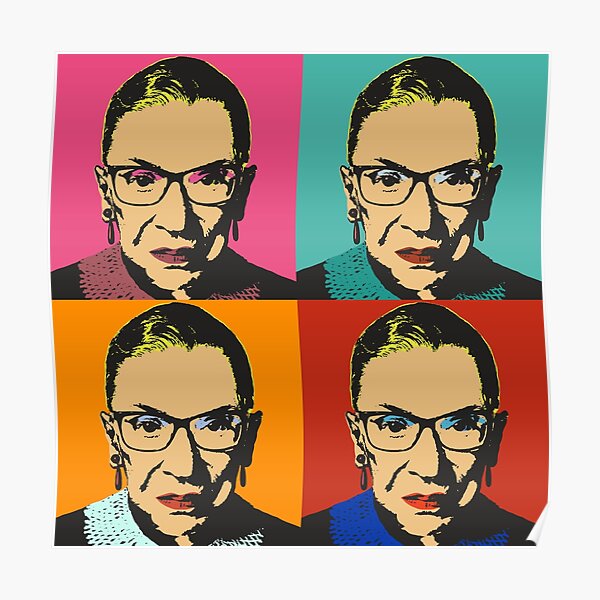 "Notorious RBG Pop Art" Poster for Sale by TheBeatDoc | Redbubble