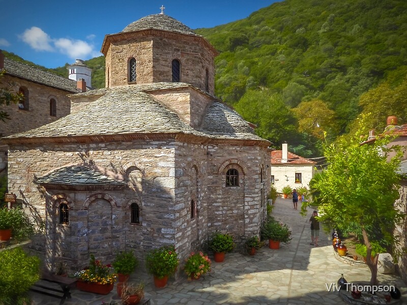 "The Monastery of Annunciation" by Viv Thompson | Redbubble