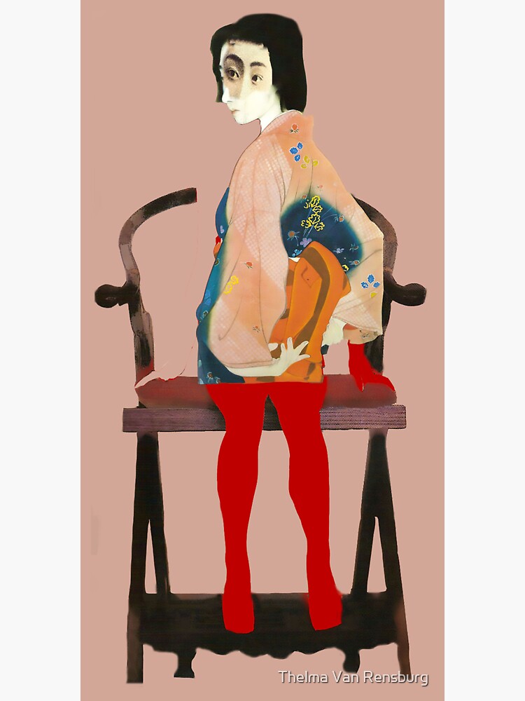 "Deception" Sticker for Sale by paperdoll-pinup | Redbubble