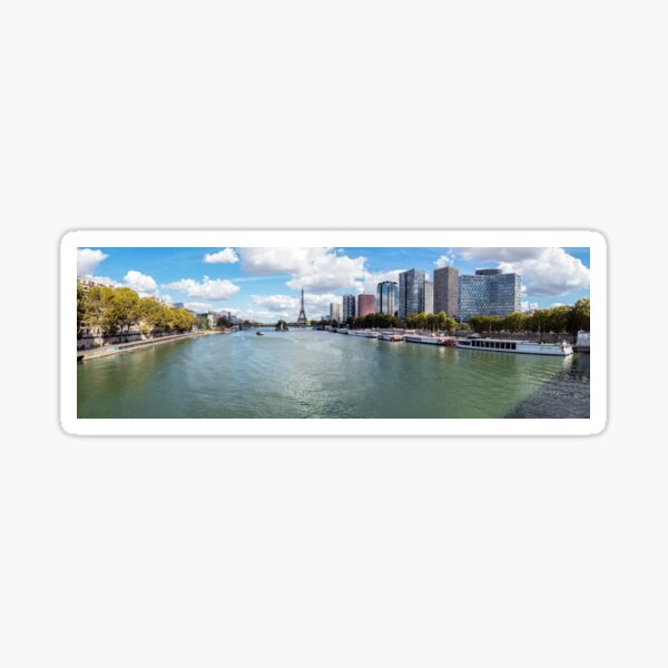 "Paris - Seine river" Sticker for Sale by DavidJallaud | Redbubble