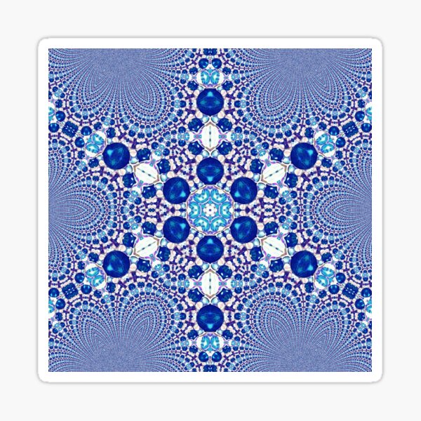 "Sapphires Snowflake" Sticker by khbdesignstudio | Redbubble