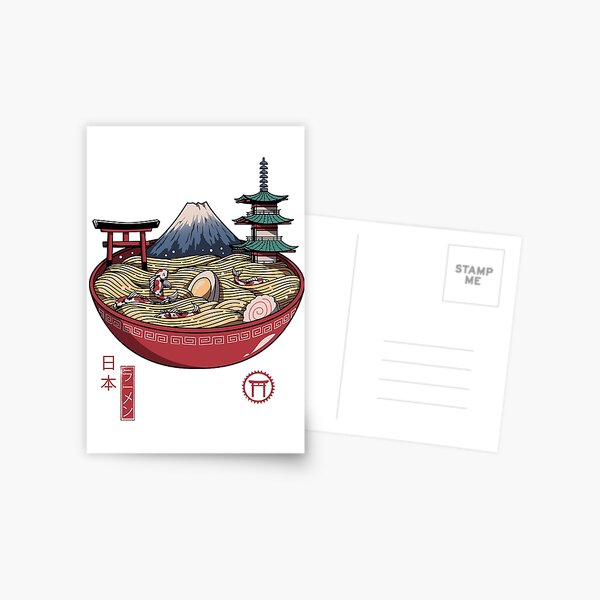 "A Japanese Ramen" Postcard for Sale by vincenttrinidad | Redbubble