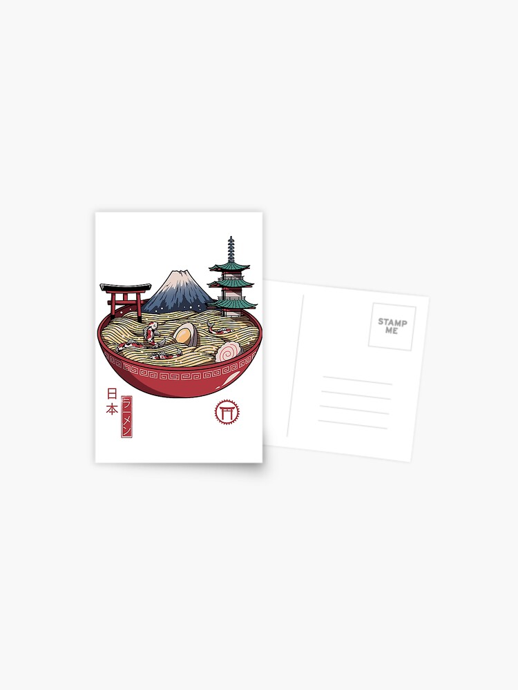 "A Japanese Ramen" Postcard for Sale by vincenttrinidad | Redbubble