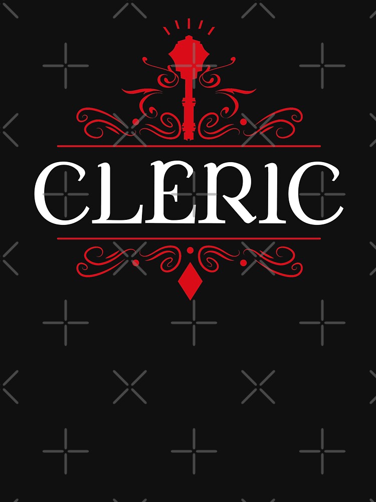 "Cleric Game Night Uniform Tabletop RPG Character Classes Series" T ...