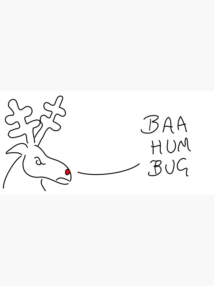"Angry Rudolph" Sticker by dianaprobst | Redbubble