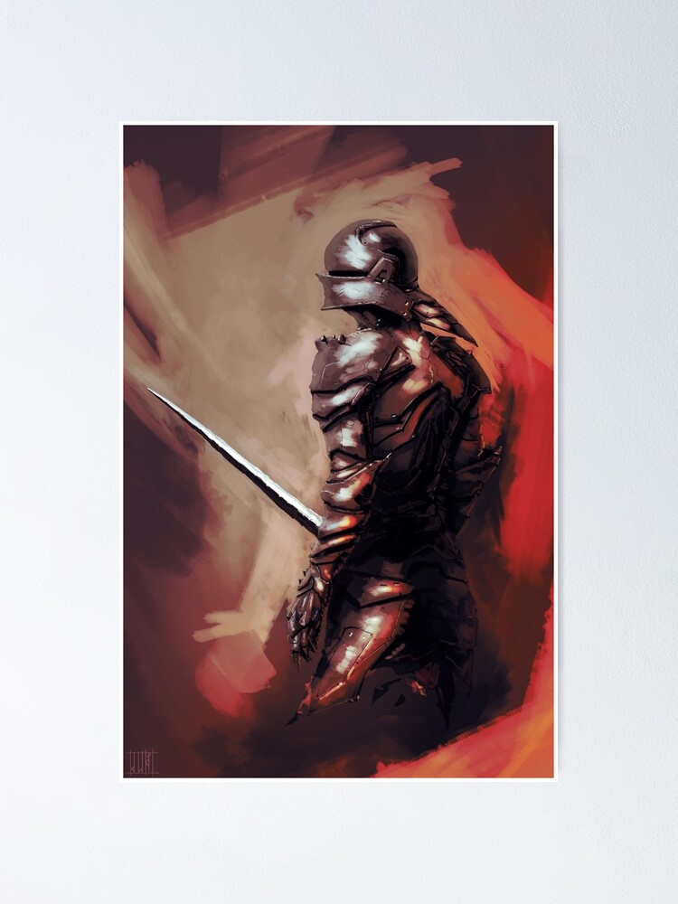 "Gothic Knight" Poster by dlikt | Redbubble