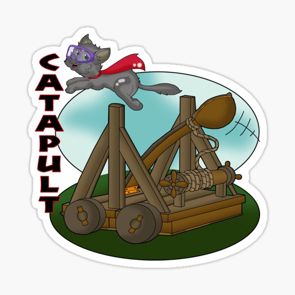"Catapult" Sticker for Sale by Lytebound | Redbubble