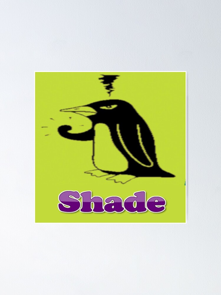 "Shade yellow Penguin" Poster by DickP | Redbubble