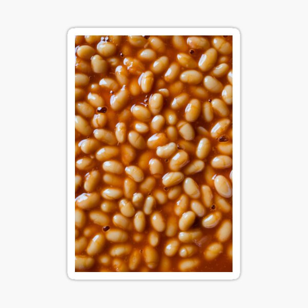 "Baked Beans" Sticker by ernest123 | Redbubble