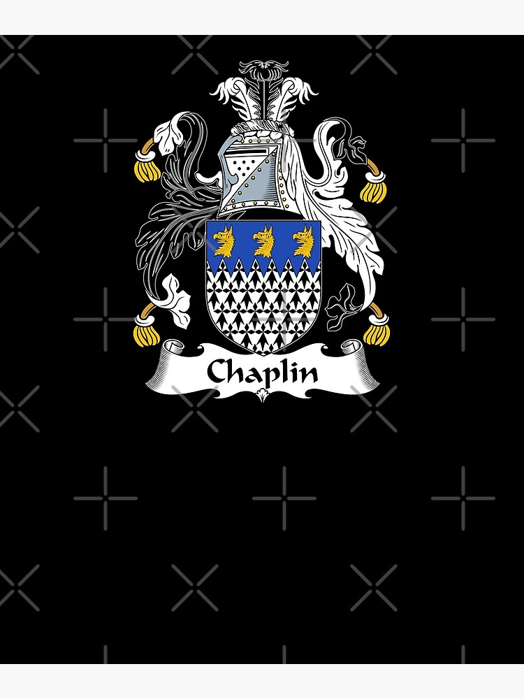 Chaplin Coat of Arms - Family Crest Shirt Premium Matte Vertical Poster ...