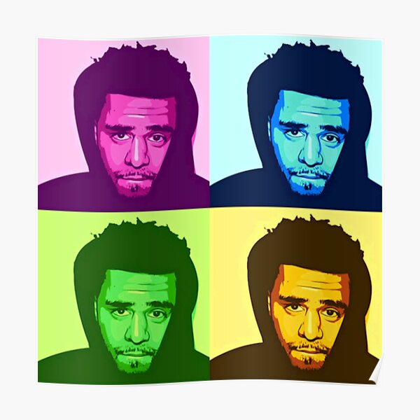 "J.Cole [Artwork Rapper] - POP-ART" Poster von ARTY-creation | Redbubble
