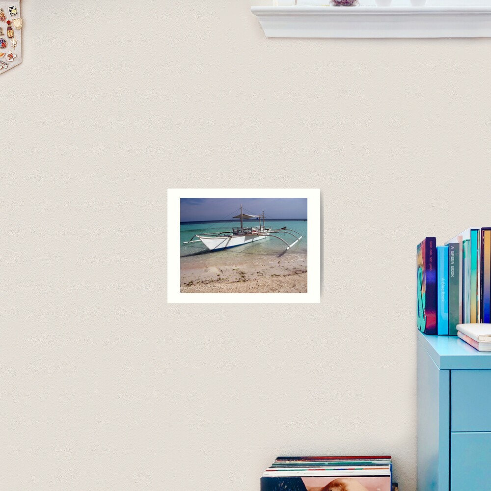 "Baroto-Philippine wooden boat" Art Print for Sale by Lucino | Redbubble