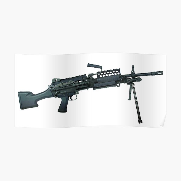 "Mk 48 Machine Gun" Poster for Sale by Dator | Redbubble
