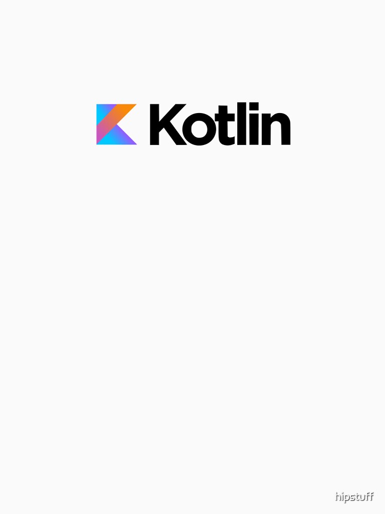 "Kotlin logo - programming language" T-shirt by hipstuff | Redbubble
