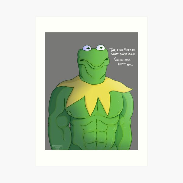 "Buff Frog" Art Print for Sale by PilotPancreas | Redbubble