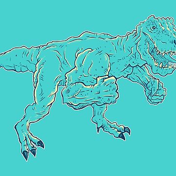 "Buff T-Rex" Kids T-Shirt for Sale by strangethingsA | Redbubble