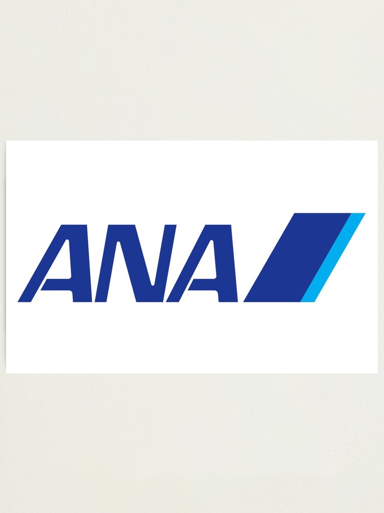 " ANA airline logo" Photographic Print by GuyBergman | Redbubble