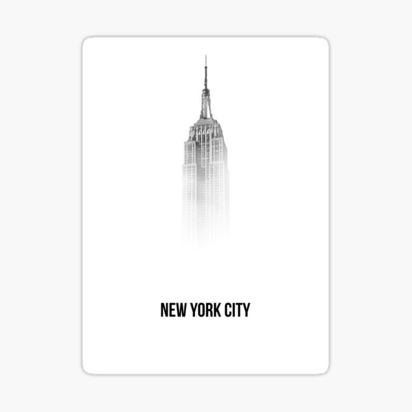 "New York City - Empire State Building " Sticker by embedshop | Redbubble