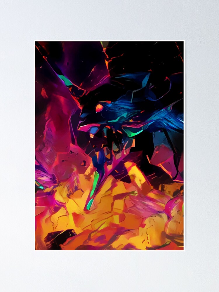 "Neon Berserk Mecha" Poster for Sale by hustlart | Redbubble