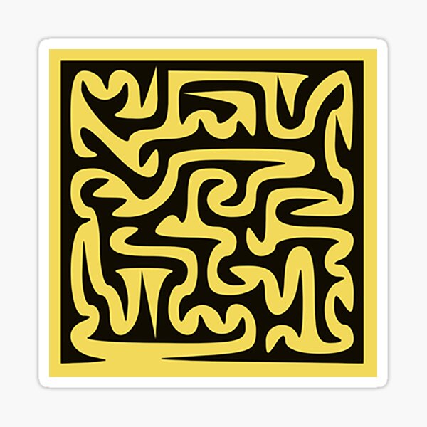 "maze" Sticker for Sale by mrpv7 | Redbubble