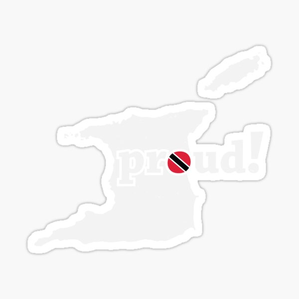 "Trinidad and Tobago Map - Proud" Sticker for Sale by identiti | Redbubble
