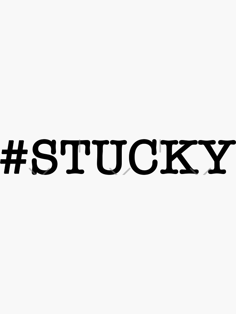 "Stucky" Sticker for Sale by AlexVR | Redbubble