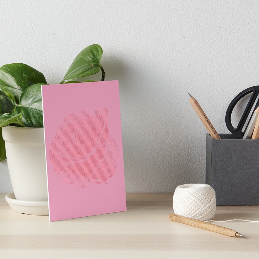 "ASCII Rose" Art Board Print by ConnerDavis | Redbubble